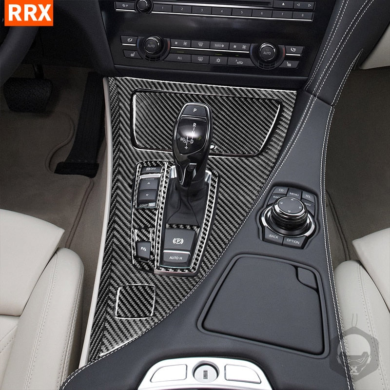 BMW 6 Series F12 F13 F06 2011-2018 Carbon Fiber Interior Overlay Gear ...