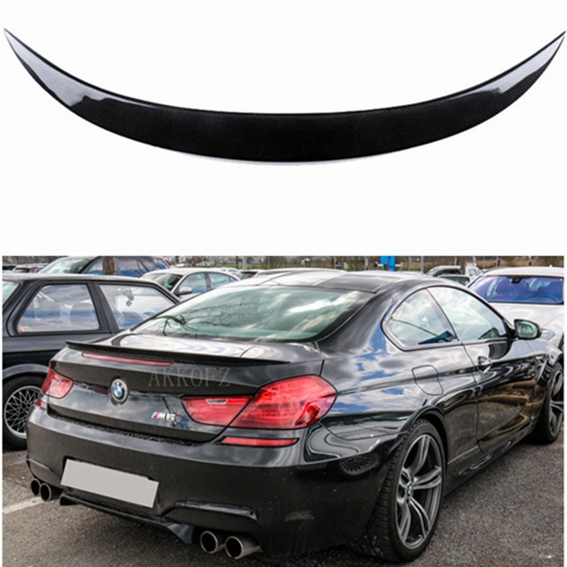 BMW 6 Series F06 F12 F13 M6 Style Carbon Fiber Trunk Spoiler Wing 640i ...