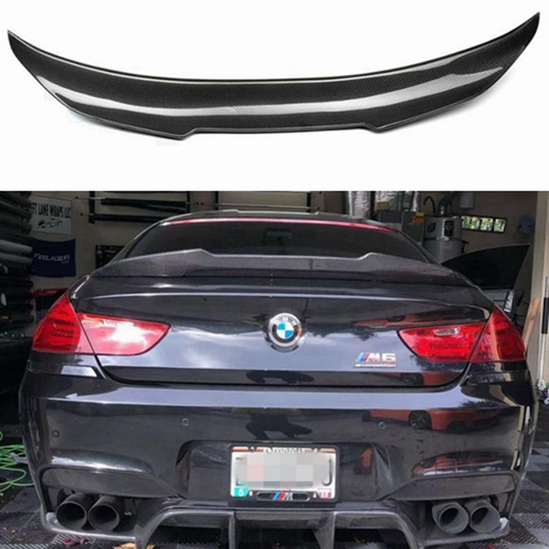 BMW 6 Series F06 F12 F13 PSM Style Carbon Fiber Trunk Spoiler Wing 640 ...